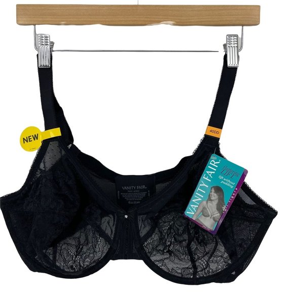 Vanity Fair | Intimates & Sleepwear | Nwt Vanity Fair Bra 4dd Black ...